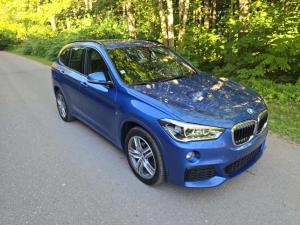 Blue BMW X1 2018 in Prienai, with an engine capacity of 2.00 L and mileage of 160 thousand km for 15850 €, photo  on AUTOMOTO.COM.LV