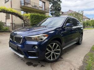 Zils BMW X1 2018 Kauņa, ar dzinēja tilpumu 2.00 L un nobraukumu 50 tūkst. km par 15950 €, foto  vietnē AUTOMOTO.COM.LV