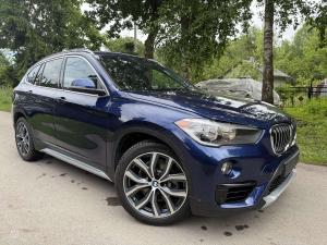 Blue BMW X1 2018 in Kaunas, with an engine capacity of 2.00 L and mileage of 50 thousand km for 15950 €, photo 10 on AUTOMOTO.COM.LV