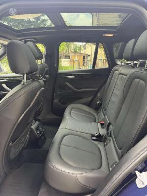 Blue BMW X1 2018 in Kaunas, with an engine capacity of 2.00 L and mileage of 50 thousand km for 15950 €, photo 18 on AUTOMOTO.COM.LV