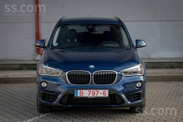 Blue BMW X1 2019 in Tukums, with an engine capacity of 2.00 L and mileage of 143 thousand km for 17490 €, photo 2 on AUTOMOTO.COM.LV