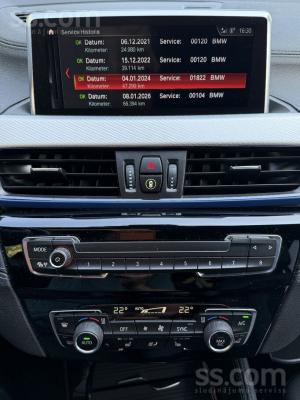 Blue BMW X1 2019 in Daugavpils, with an engine capacity of 2.00 L and mileage of 70 thousand km for 21900 €, photo 10 on AUTOMOTO.COM.LV