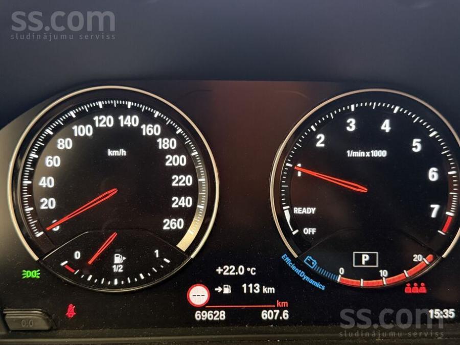 Blue BMW X1 2019 in Daugavpils, with an engine capacity of 2.00 L and mileage of 70 thousand km for 21900 €, photo 11 on AUTOMOTO.COM.LV