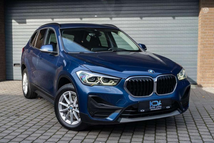 Blue BMW X1 2021 in Marijampole, with an engine capacity of 2.00 L and mileage of 250 thousand km for 16750 €, photo 2 on AUTOMOTO.COM.LV