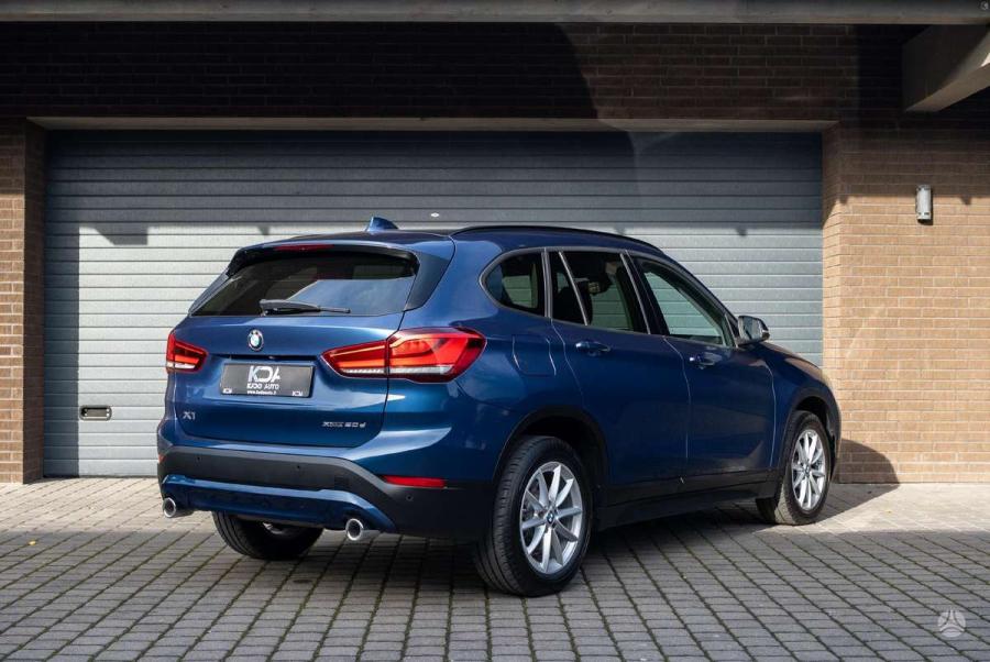 Blue BMW X1 2021 in Marijampole, with an engine capacity of 2.00 L and mileage of 250 thousand km for 16750 €, photo 12 on AUTOMOTO.COM.LV