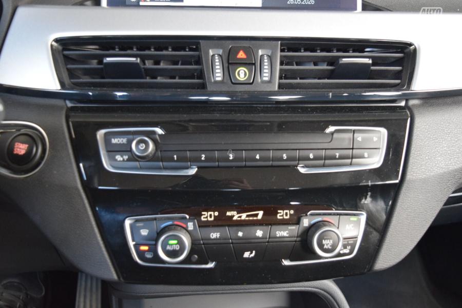 Blue BMW X1 2022 in Vilnius, with an engine capacity of 1.50 L and mileage of 109 thousand km for 17300 €, photo 17 on AUTOMOTO.COM.LV