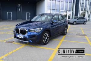 Blue BMW X1 2022 in Vilnius, with an engine capacity of 1.50 L and mileage of 109 thousand km for 16500 €, photo  on AUTOMOTO.COM.LV