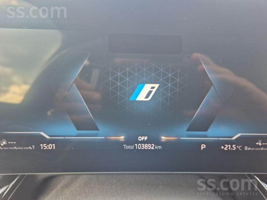 Blue BMW X1 2023 in Riga, with an engine capacity of 1.50 L and mileage of 104 thousand km for 35900 €, photo 14 on AUTOMOTO.COM.LV