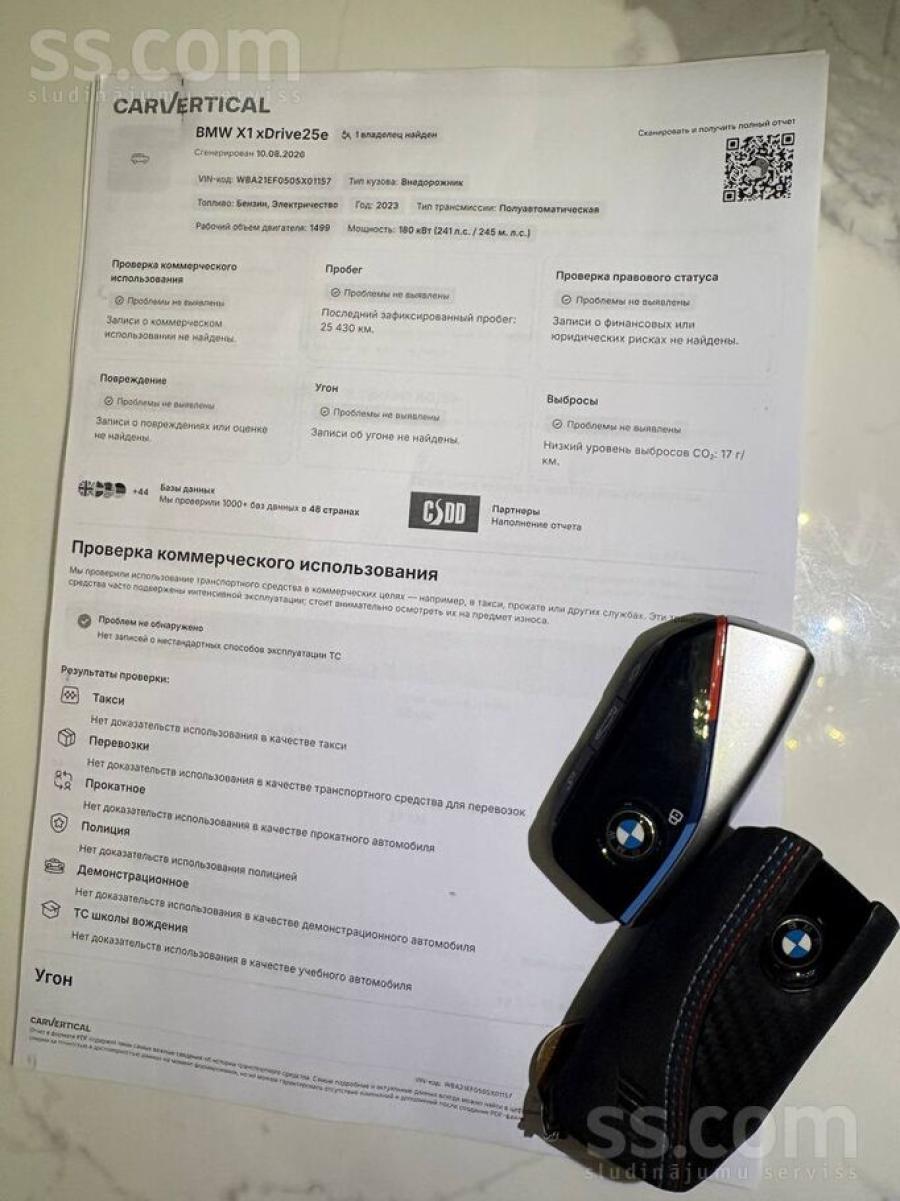 Синий БМВ Х1 2023 в Рига, объемом двигателя 1.50 л и пробегом 35 тыс. км за 35100 €, фото 17 на AUTOMOTO.COM.LV