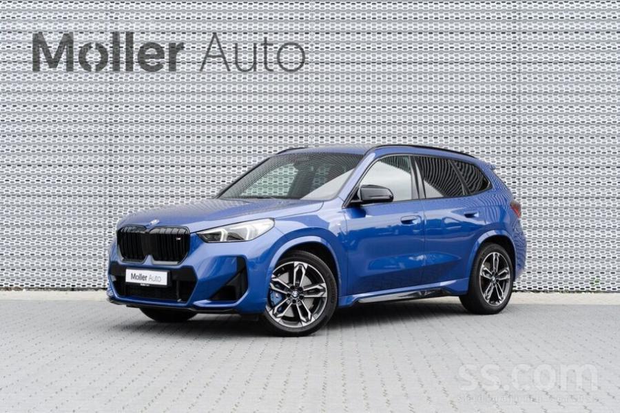 Blue BMW X1 2024 in Riga, with an engine capacity of 2.00 L and mileage of 83 thousand km for 41150 €, photo 1 on AUTOMOTO.COM.LV