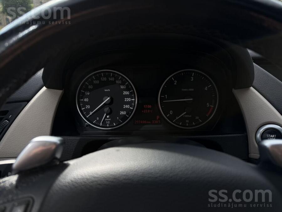 Brown BMW X1 2009 in Riga, with an engine capacity of 2.00 L and mileage of 297 thousand km for 6900 €, photo 12 on AUTOMOTO.COM.LV