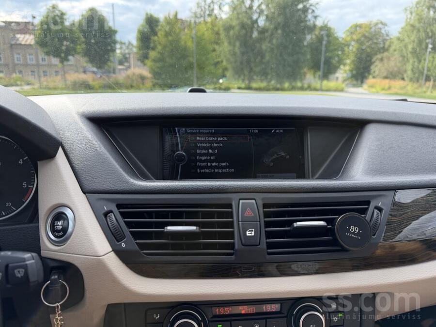 Brown BMW X1 2009 in Riga, with an engine capacity of 2.00 L and mileage of 297 thousand km for 6900 €, photo 13 on AUTOMOTO.COM.LV