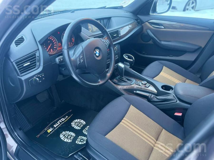 Brown BMW X1 2010 in Kuldiga, with an engine capacity of 2.00 L and mileage of 288 thousand km for 7290 €, photo 9 on AUTOMOTO.COM.LV