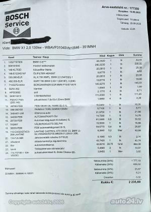 Коричневый БМВ Х1 2010 в Таллин, объемом двигателя 2.00 л и пробегом 380 тыс. км за 4999 €, фото 17 на AUTOMOTO.COM.LV