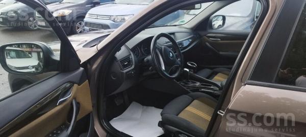 Brown BMW X1 2010 in Riga, with an engine capacity of 2.00 L and mileage of 0 thousand km for 6500 €, photo 9 on AUTOMOTO.COM.LV