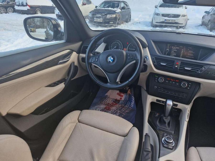 Brown BMW X1 2011 in Utena, with an engine capacity of 2.00 L and mileage of 265 thousand km for 7650 €, photo 30 on AUTOMOTO.COM.LV