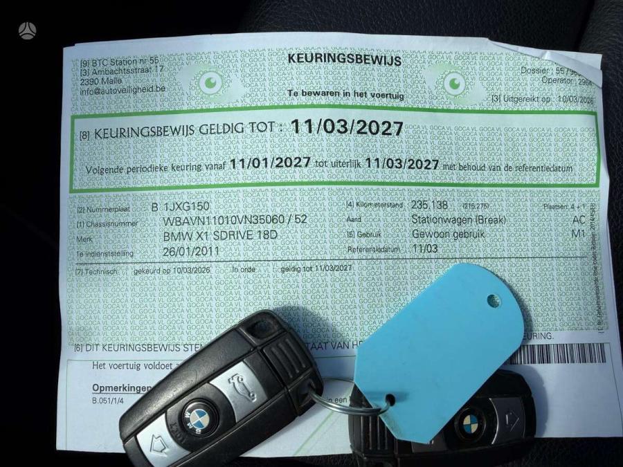 Brūns BMW X1 2011 Raseiniai, ar dzinēja tilpumu 2.00 L un nobraukumu 241 tūkst. km par 5500 €, foto 18 vietnē AUTOMOTO.COM.LV