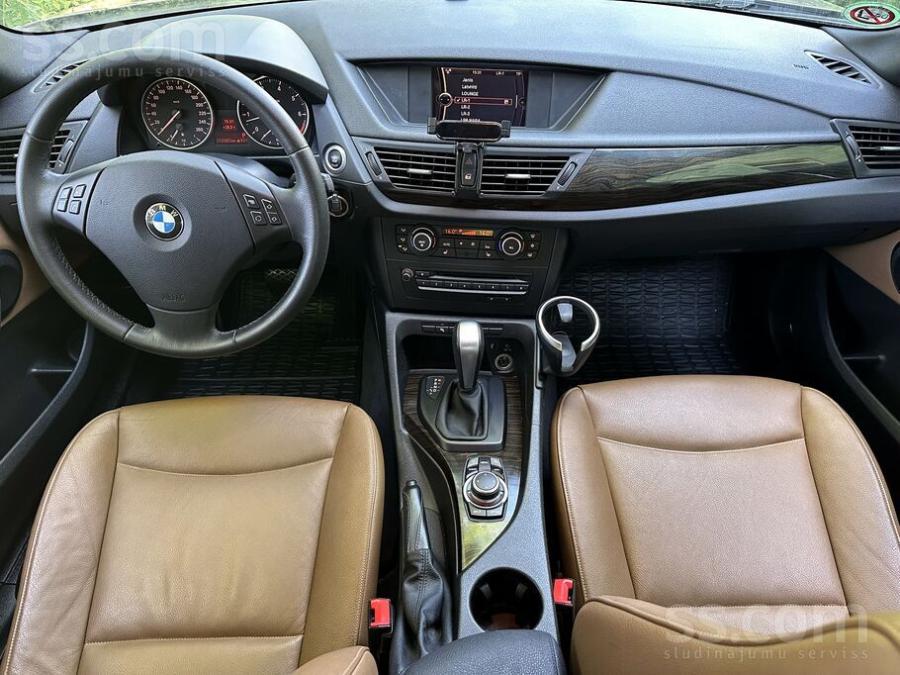 Brown BMW X1 2012 in Riga, with an engine capacity of 2.00 L and mileage of 213 thousand km for 7900 €, photo 17 on AUTOMOTO.COM.LV
