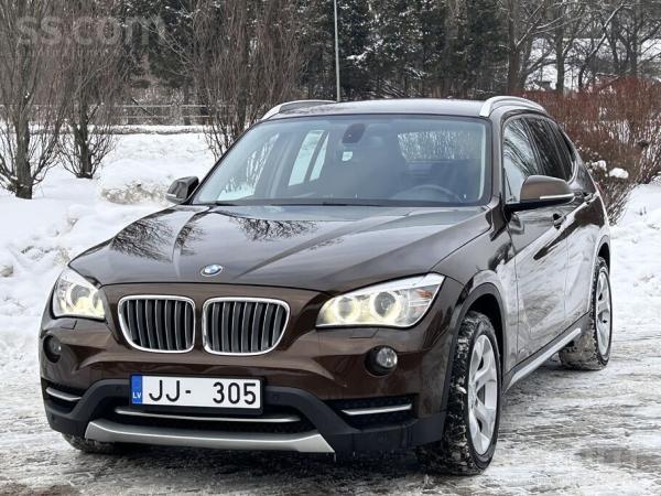 Brown BMW X1 2013 in Riga, with an engine capacity of 2.00 L and mileage of 192 thousand km for 8950 €, photo 5 on AUTOMOTO.COM.LV