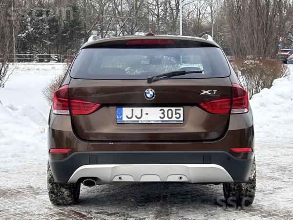 Brown BMW X1 2013 in Riga, with an engine capacity of 2.00 L and mileage of 192 thousand km for 8950 €, photo 10 on AUTOMOTO.COM.LV