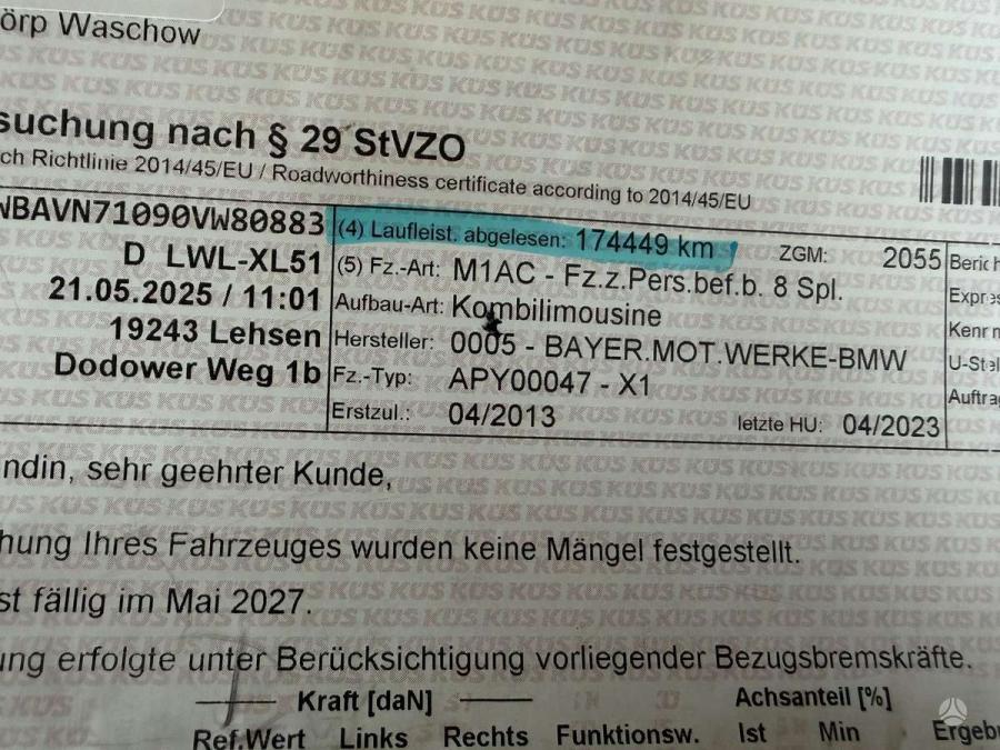 Brūns BMW X1 2013 Marijampole, ar dzinēja tilpumu 2.00 L un nobraukumu 189 tūkst. km par 8500 €, foto 46 vietnē AUTOMOTO.COM.LV