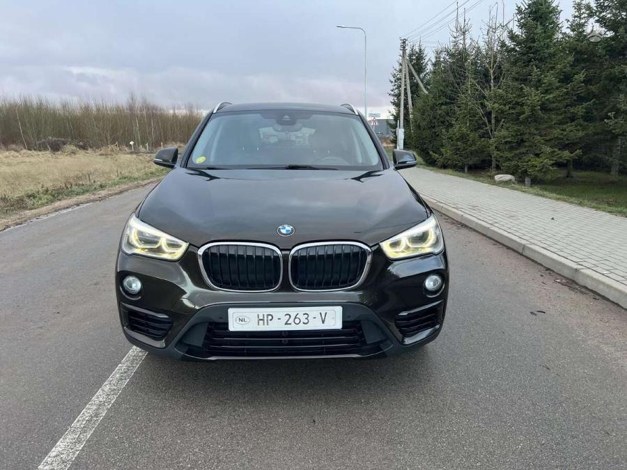 Brown BMW X1 2016 in Kaunas, with an engine capacity of 2.00 L and mileage of 237 thousand km for 11350 €, photo 9 on AUTOMOTO.COM.LV