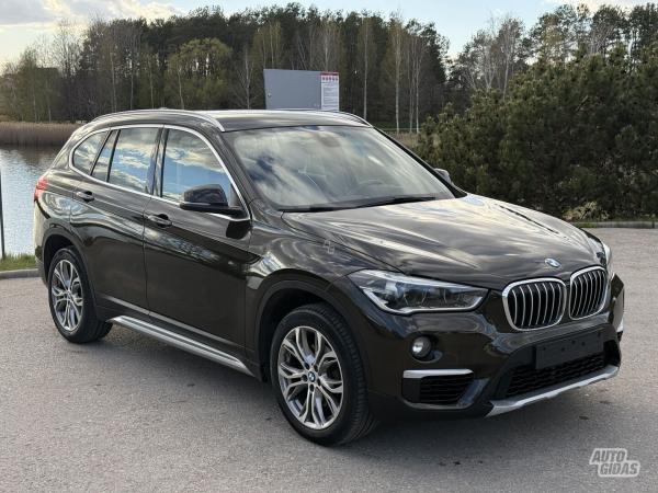 Brown BMW X1 2016 in Utena, with an engine capacity of 2.00 L and mileage of 267 thousand km for 13500 €, photo 6 on AUTOMOTO.COM.LV