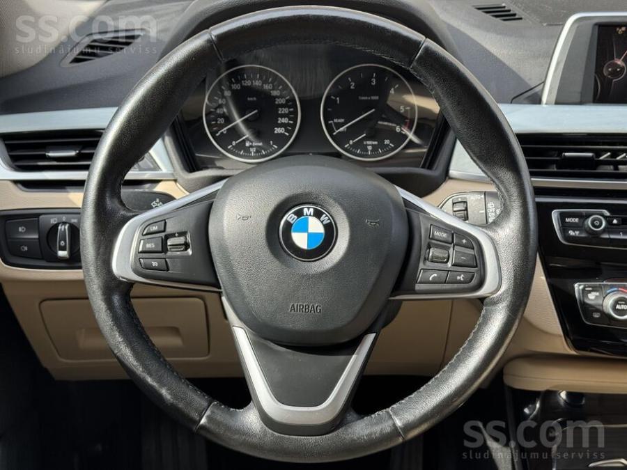 Brown BMW X1 2016 in Riga, with an engine capacity of 1.90 L and mileage of 110 thousand km for 14990 €, photo 9 on AUTOMOTO.COM.LV