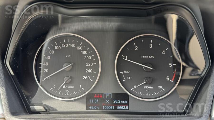 Brown BMW X1 2016 in Riga, with an engine capacity of 1.90 L and mileage of 110 thousand km for 14990 €, photo 10 on AUTOMOTO.COM.LV