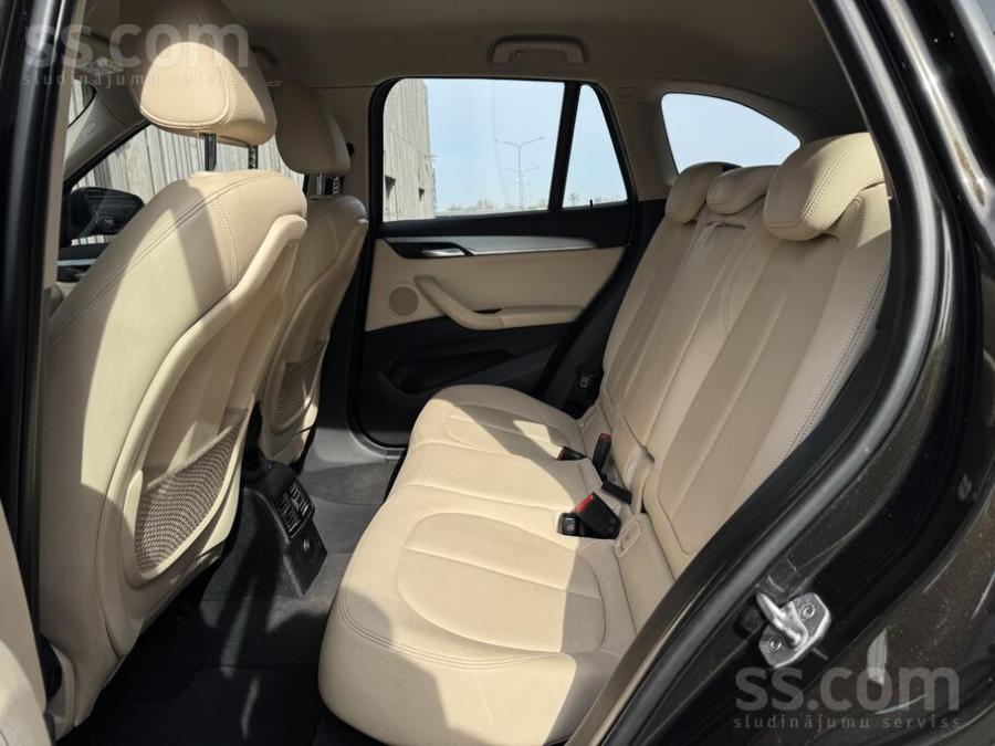 Brown BMW X1 2016 in Riga, with an engine capacity of 1.90 L and mileage of 110 thousand km for 14990 €, photo 14 on AUTOMOTO.COM.LV