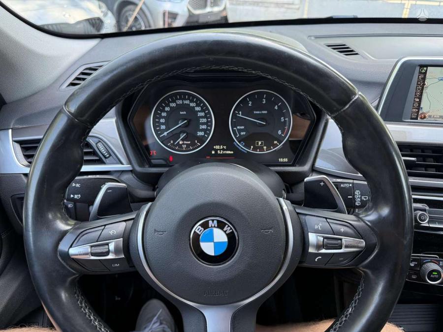 Brown BMW X1 2016 in Siauliai, with an engine capacity of 2.00 L and mileage of 194 thousand km for 13200 €, photo 18 on AUTOMOTO.COM.LV