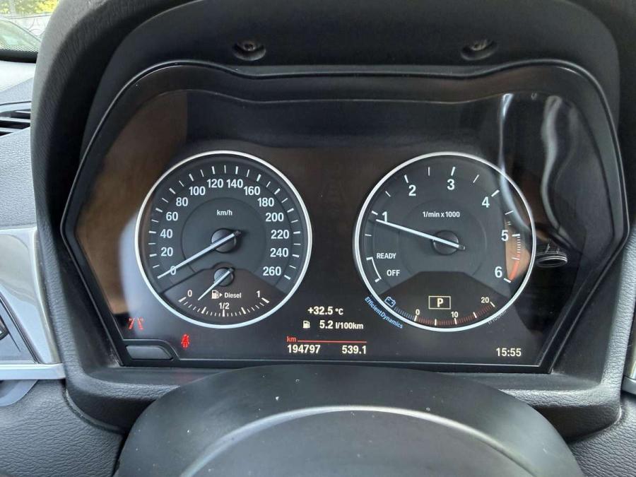 Brown BMW X1 2016 in Siauliai, with an engine capacity of 2.00 L and mileage of 194 thousand km for 13200 €, photo 19 on AUTOMOTO.COM.LV
