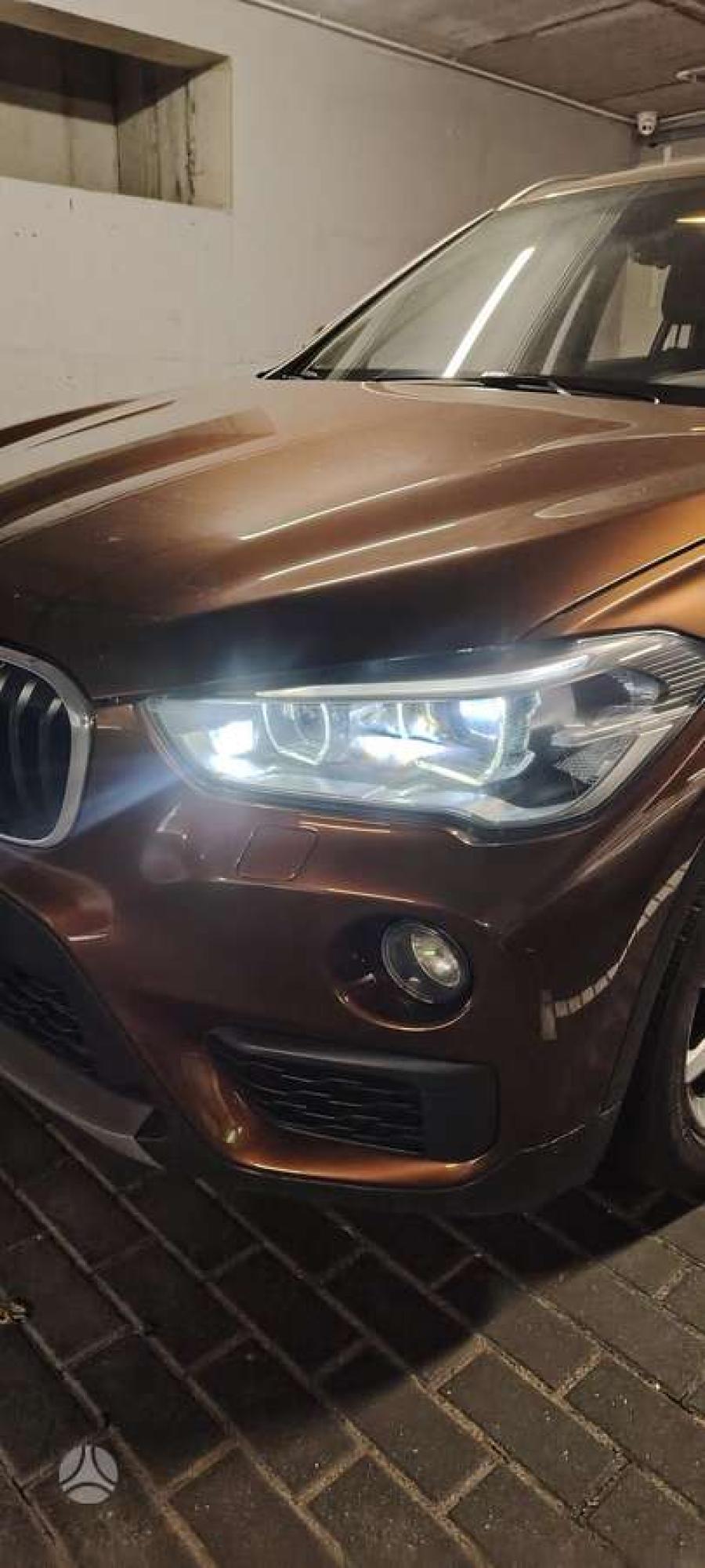 Brown BMW X1 2016 in Vilnius, with an engine capacity of 2.00 L and mileage of 241 thousand km for 7500 €, photo 9 on AUTOMOTO.COM.LV