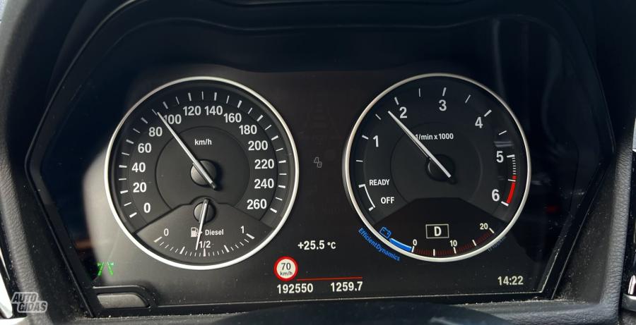 Brown BMW X1 2016 in Vilnius, with an engine capacity of 2.00 L and mileage of 191 thousand km for 12800 €, photo 14 on AUTOMOTO.COM.LV