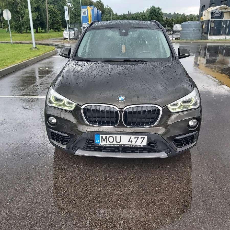 Brūns BMW X1 2018 Jurbarkas, ar dzinēja tilpumu 2.00 L un nobraukumu 214 tūkst. km par 11700 €, foto 1 vietnē AUTOMOTO.COM.LV