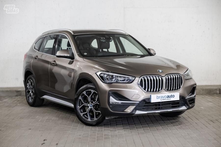 Brown BMW X1 2020 in Vilnius, with an engine capacity of 2.00 L and mileage of 53 thousand km for 24991 €, photo 4 on AUTOMOTO.COM.LV