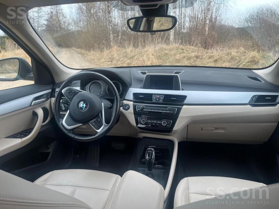 Brown BMW X1 2019 in Riga, with an engine capacity of 2.00 L and mileage of 58 thousand km for 19800 €, photo 5 on AUTOMOTO.COM.LV