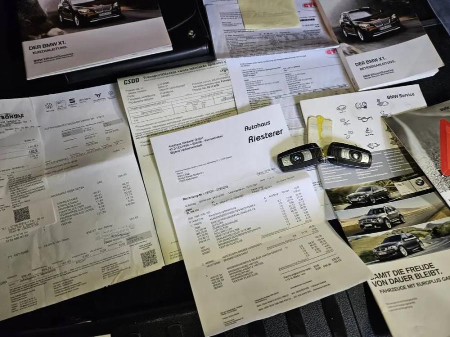 Grey BMW X1 2011 in Jekabpils, with an engine capacity of 2.00 L and mileage of 243 thousand km for 6990 €, photo 33 on AUTOMOTO.COM.LV