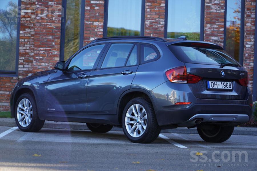 Grey BMW X1 2014 in Riga, with an engine capacity of 2.00 L and mileage of 72 thousand km for 12990 €, photo 7 on AUTOMOTO.COM.LV