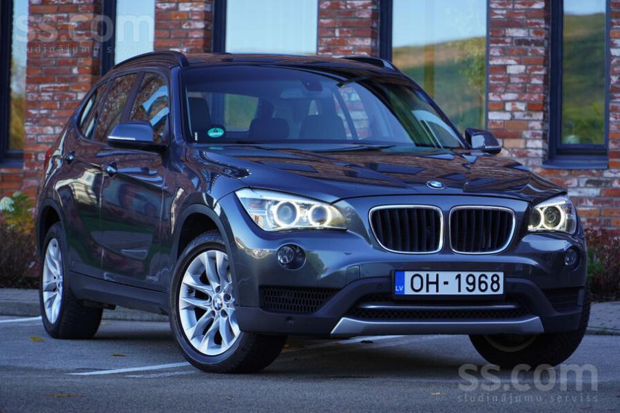 Grey BMW X1 2014 in Riga, with an engine capacity of 2.00 L and mileage of 72 thousand km for 12990 €, photo 6 on AUTOMOTO.COM.LV