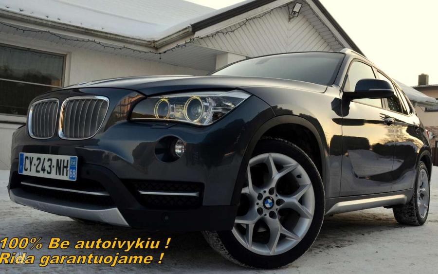 Grey BMW X1 2014 in Kaunas, with an engine capacity of 2.00 L and mileage of 260 thousand km for 8450 €, photo 1 on AUTOMOTO.COM.LV