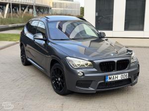 Grey BMW X1 2014 in Vilnius, with an engine capacity of 2.00 L and mileage of 348 thousand km for 8250 €, photo  on AUTOMOTO.COM.LV