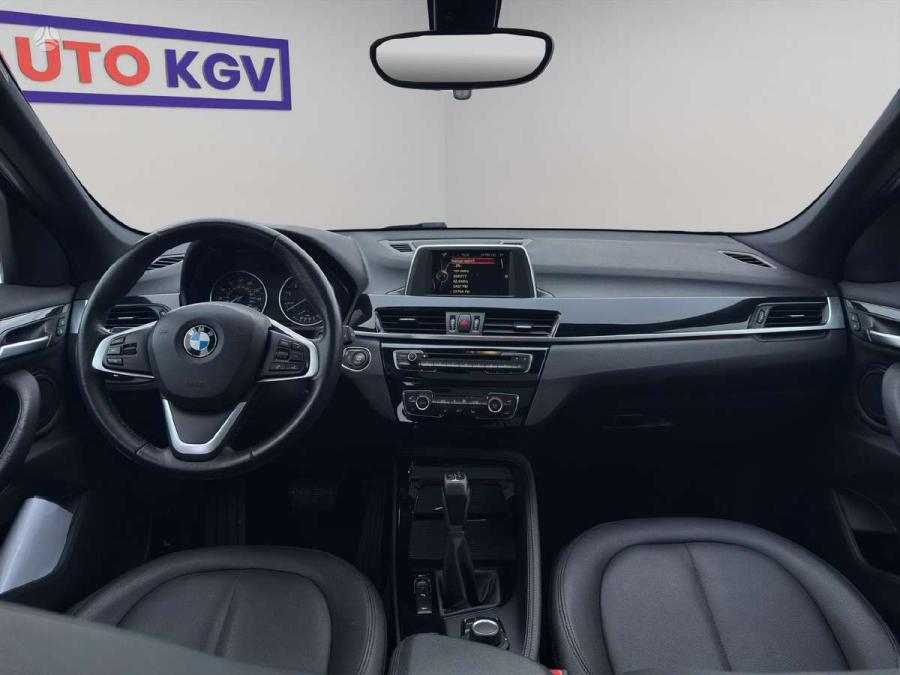 Grey BMW X1 2016 in Kaunas, with an engine capacity of 2.00 L and mileage of 128 thousand km for 12999 €, photo 13 on AUTOMOTO.COM.LV