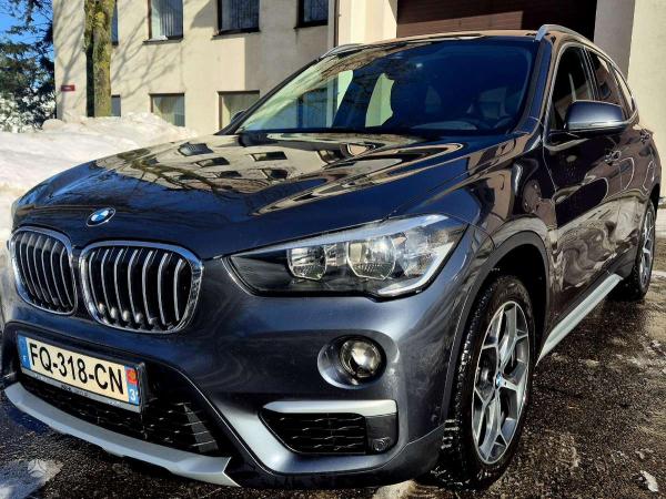Grey BMW X1 2016 in Klaipeda, with an engine capacity of 2.00 L and mileage of 2318 thousand km for 10500 €, photo 1 on AUTOMOTO.COM.LV