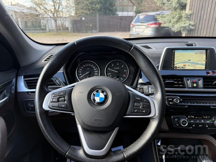 Pelēks BMW X1 2016 Ogre, ar dzinēja tilpumu 2.00 L un nobraukumu 273 tūkst. km par 13450 €, foto 23 vietnē AUTOMOTO.COM.LV