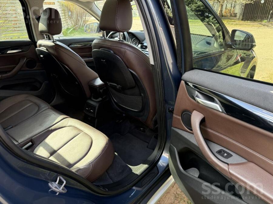 Pelēks BMW X1 2016 Ogre, ar dzinēja tilpumu 2.00 L un nobraukumu 273 tūkst. km par 13450 €, foto 25 vietnē AUTOMOTO.COM.LV