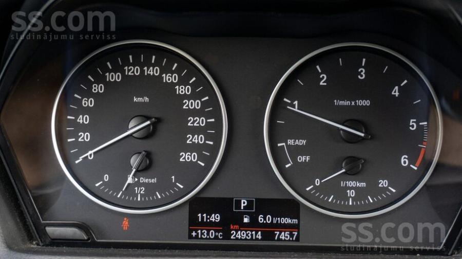 Grey BMW X1 2016 in Riga, with an engine capacity of 2.00 L and mileage of 249 thousand km for 13990 €, photo 27 on AUTOMOTO.COM.LV