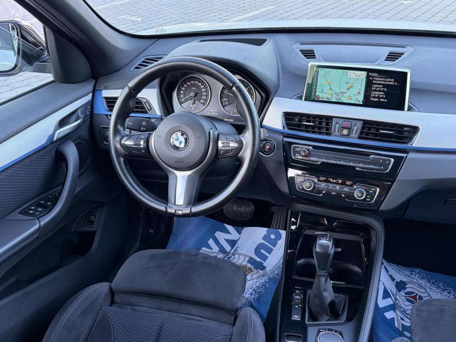 Grey BMW X1 2016 in Raseiniai, with an engine capacity of 2.00 L and mileage of 296 thousand km for 12999 €, photo 12 on AUTOMOTO.COM.LV