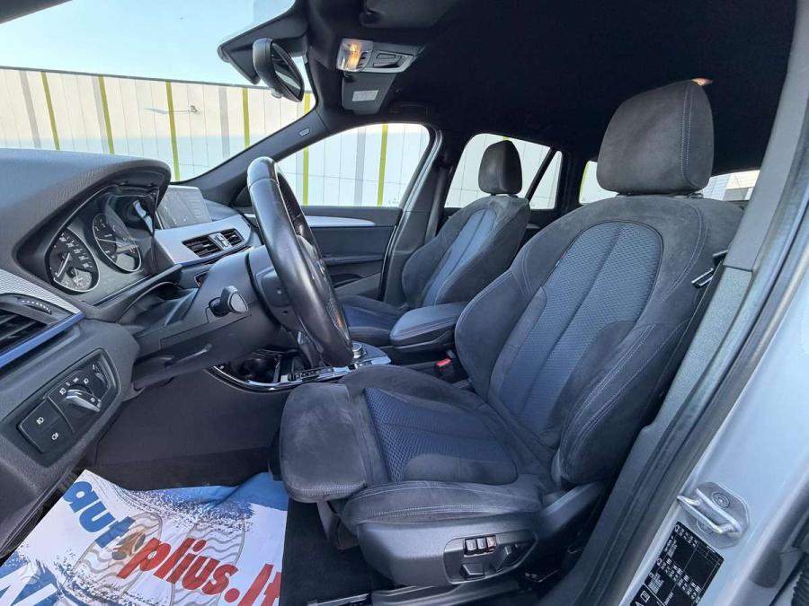 Grey BMW X1 2016 in Raseiniai, with an engine capacity of 2.00 L and mileage of 296 thousand km for 12999 €, photo 13 on AUTOMOTO.COM.LV