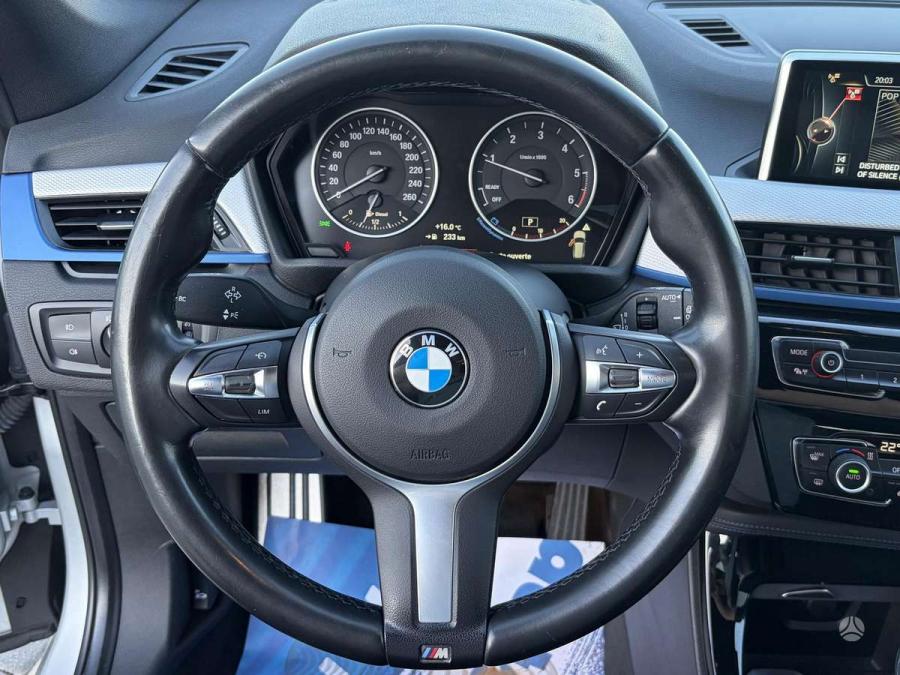 Grey BMW X1 2016 in Raseiniai, with an engine capacity of 2.00 L and mileage of 296 thousand km for 12999 €, photo 14 on AUTOMOTO.COM.LV